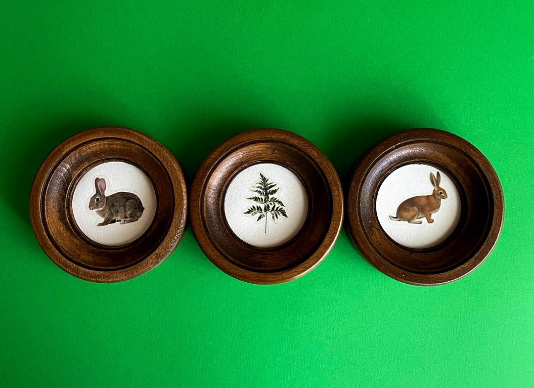 7 х 7 Inches Round Photo Frame Cross Stitch Frame Photo and Display ...