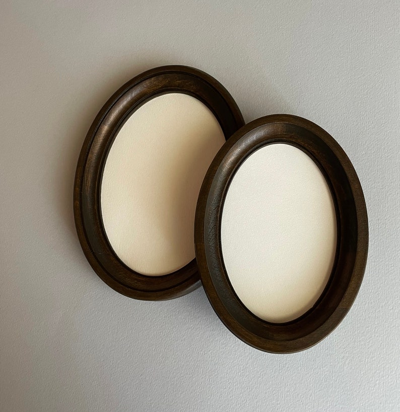Oval Picture Frame Wooden Oval Frame Oval Photo Frame Size 4 X 6 5 X 7 ...