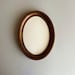 Oval Frame 5 х 7 Inches Dark Brown Wooden Oval Frame Oval Photo Frame ...