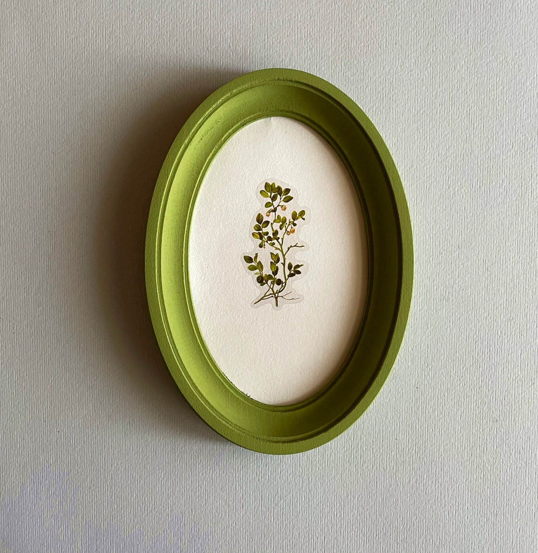 Olive Oval Photo Frame Size 4 X 6 Inches - Etsy