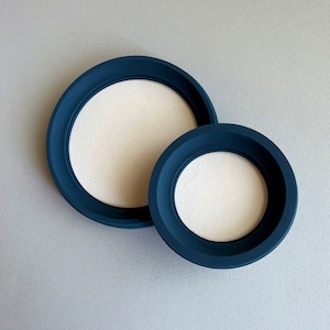 Round Frame Color Berlin Blue Round Photo Frame Picture Frames Photo ...