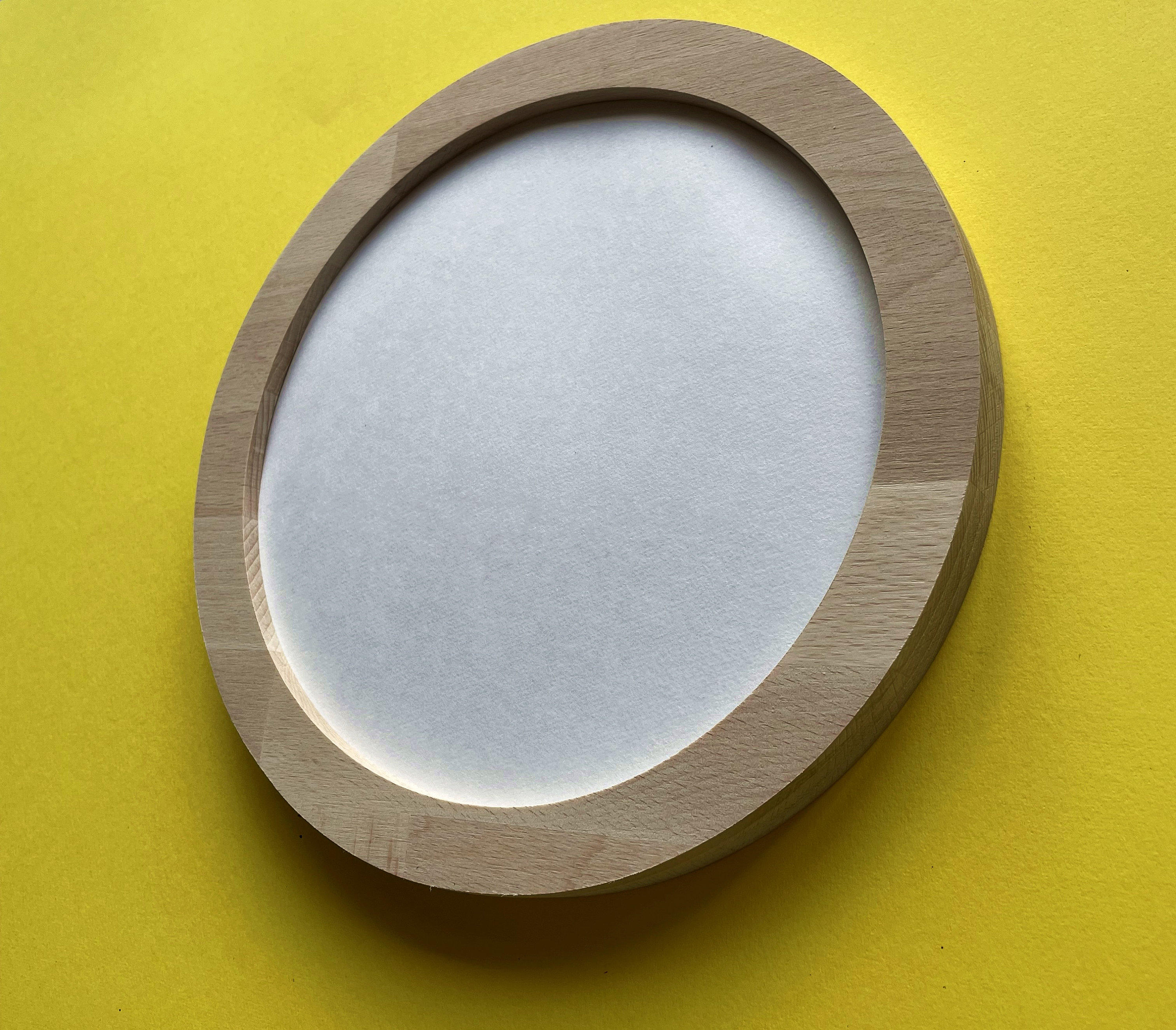 Natural Classic Round Wooden Frame, Round Photo Frame, Round Picture ...
