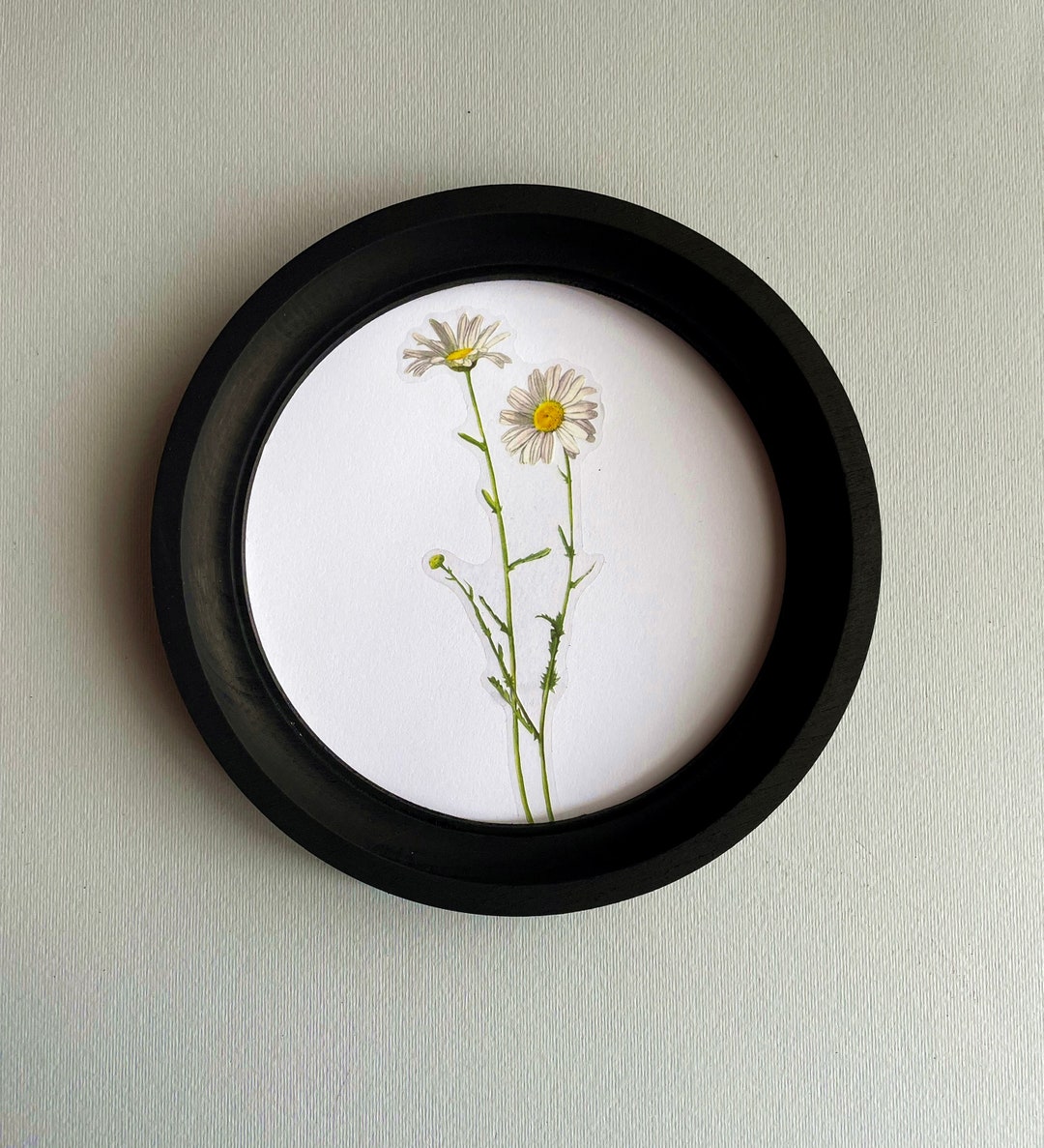 Black Round Frame Round Picture Frame Embroidery Frame Picture Frames ...