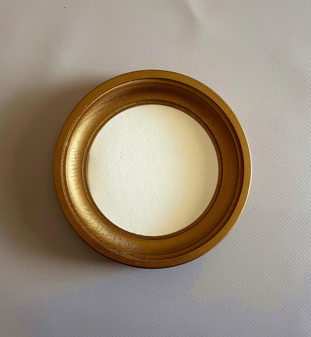 Gold Round Picture Frame All Sizes 2-16 Inches - Etsy
