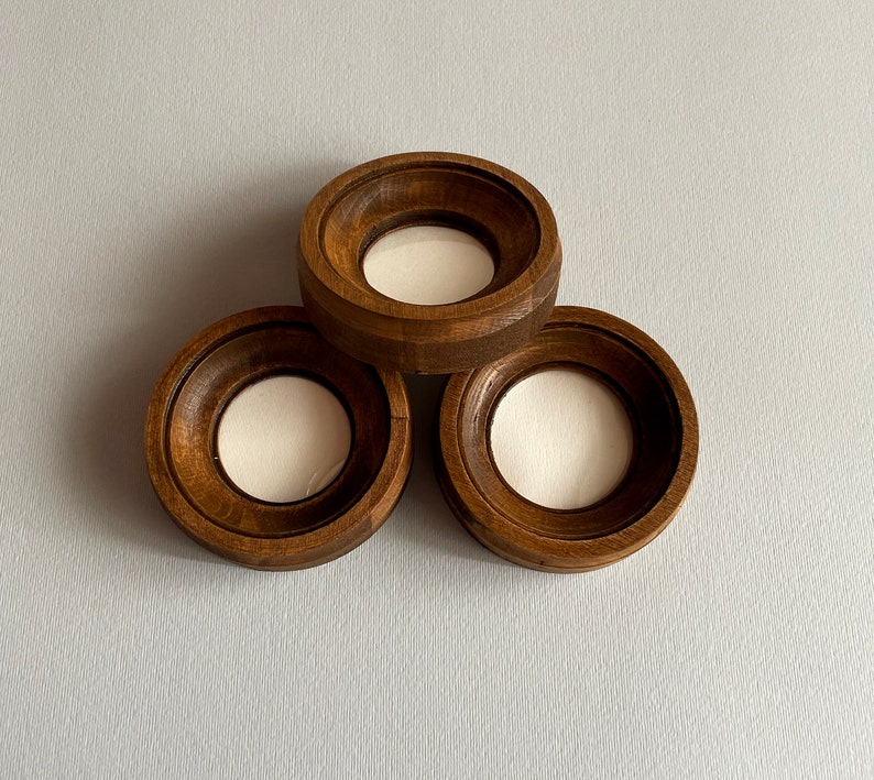 Set of 3 Round Small Frame 2 Inches Mini Сircular Frame Round Wall ...