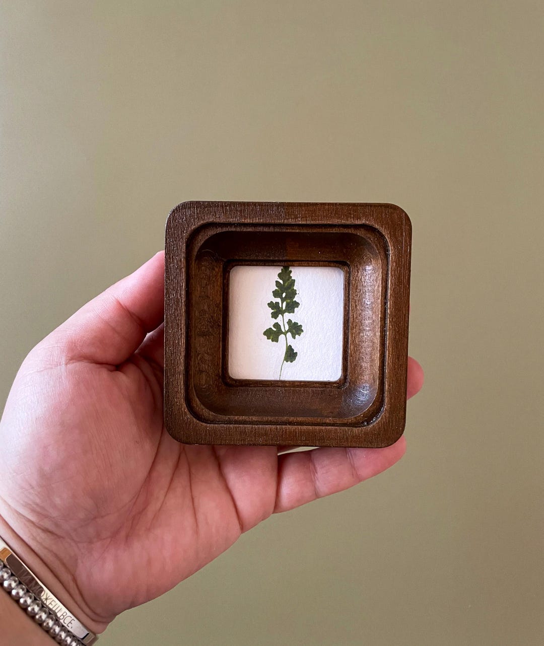 Wood Square Frame, Small Photo Frame, Mini Frame, Classic Photo Frame ...