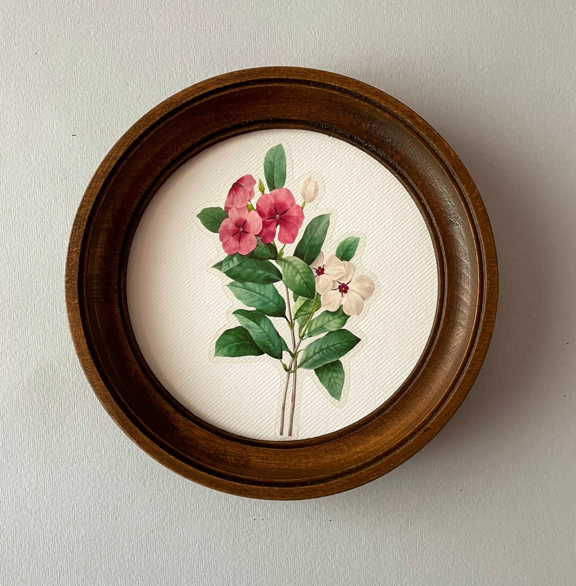 Round Photo Frame, Embroidery Hoop Frame, Circle Picture Frame, Round ...