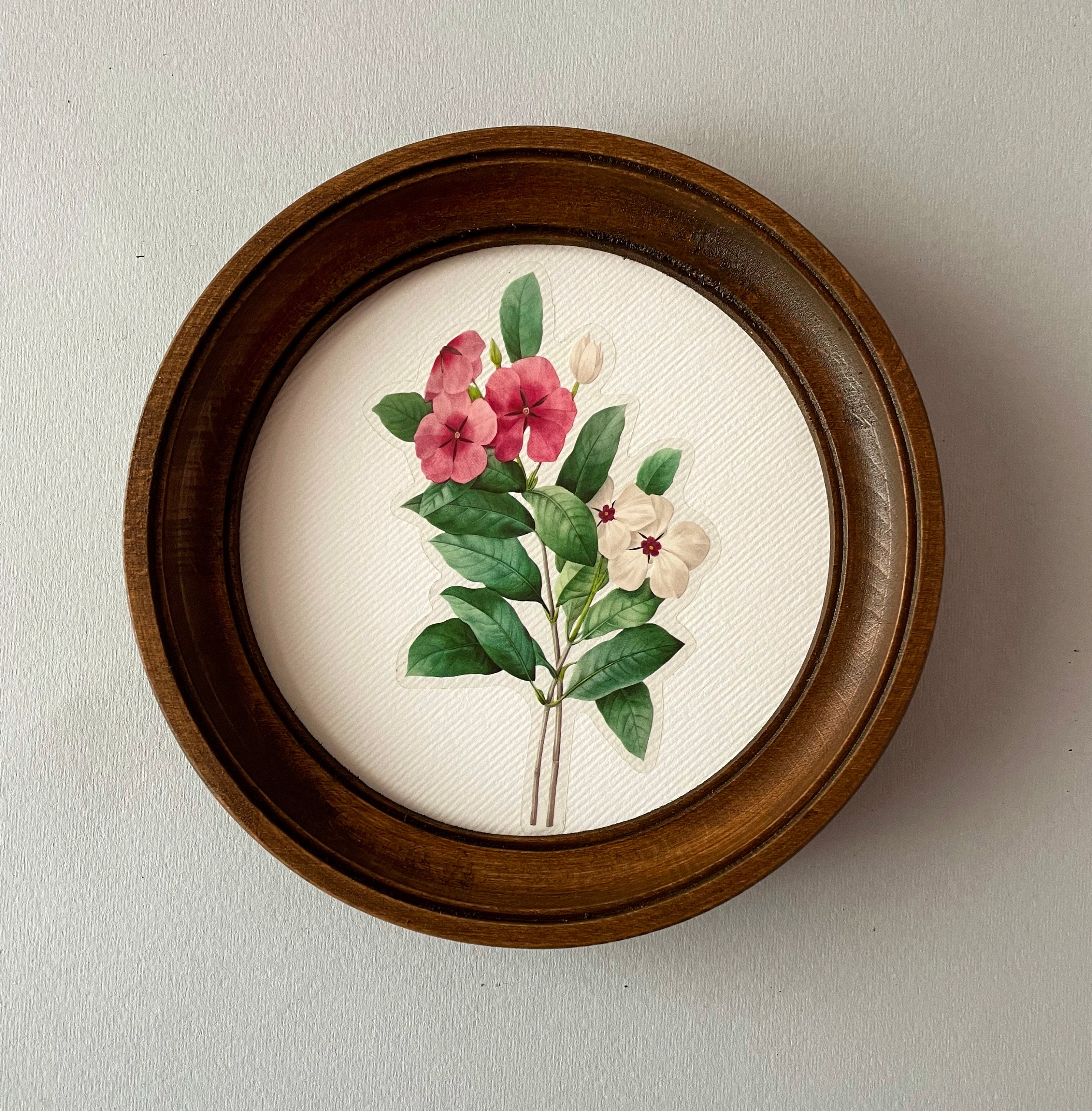 Round Photo Frame, Embroidery Hoop Frame, Circle Picture Frame, Round ...