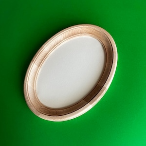 Oval Photo Frame Oval Wood Frame Wooden Oval Frame Oval Picture Frame ...