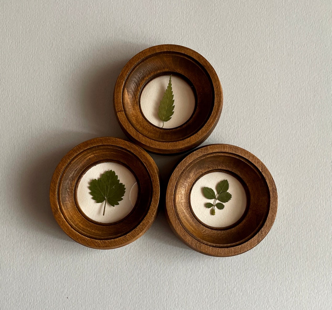 Set of 3 Round Small Frame 2 Inches Mini Сircular Frame Round Wall ...