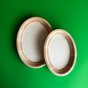 Oval Photo Frame Oval Wood Frame Wooden Oval Frame Oval Picture Frame ...