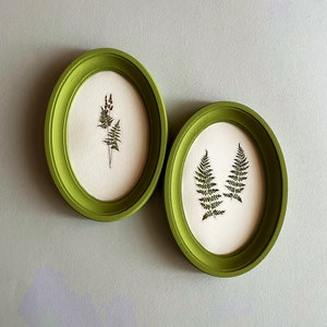 Olive Oval Frame Oval Photo Frame Oval Picture Frame Wooden Oval Frame ...