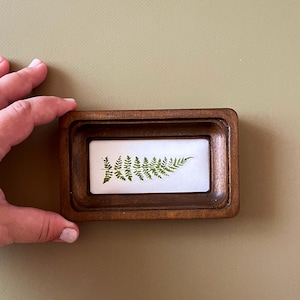 Miniature Wooden Rectangular Frame With Round Corners 2x4 Inches ...