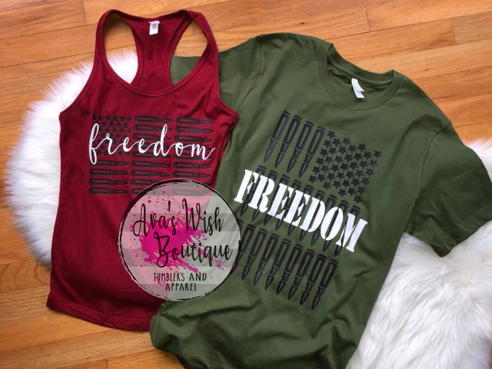 Freedom Bullets Military Shirt Armed Forces Shirt July 4th | Etsy