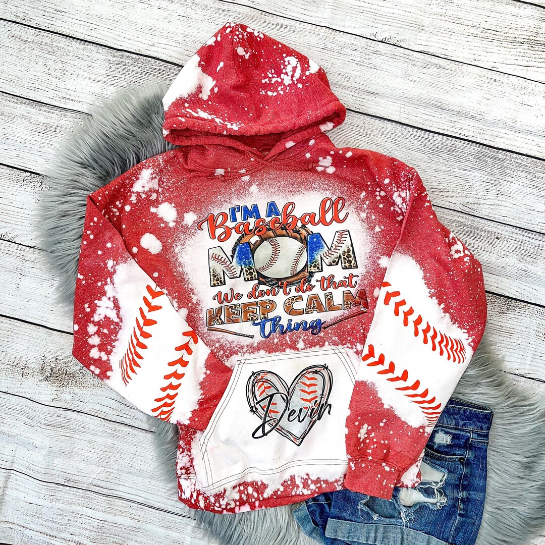 Baseball Mom Hoodie Softball Mom Hoodie Personalized Sports Mom