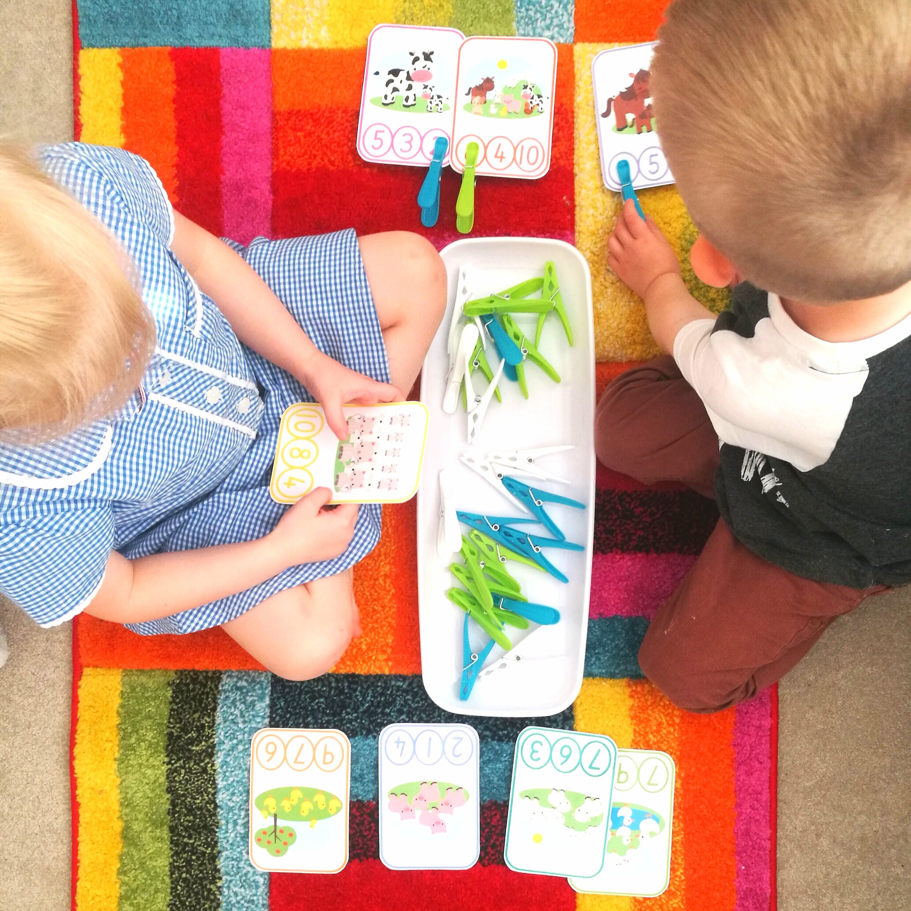 Number Flash Cards, 1-10 Clip-it Cards, Counting Resources, Number Work ...