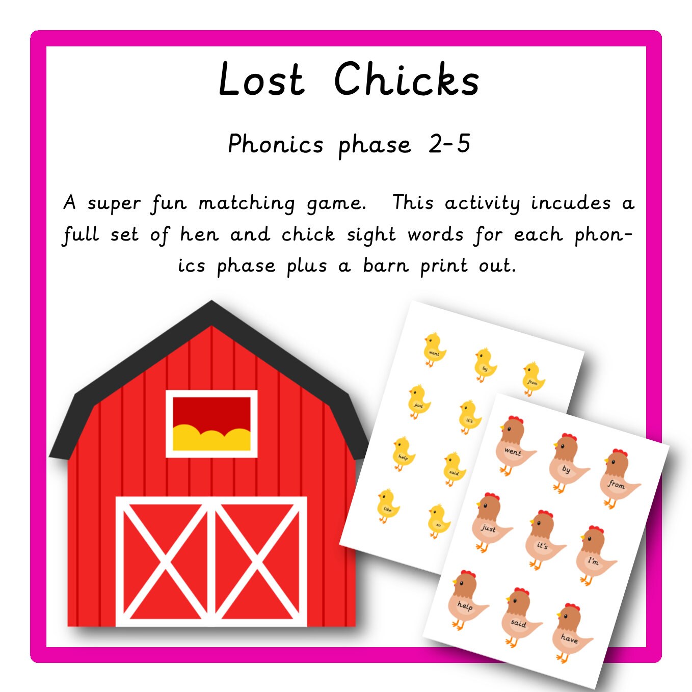 Preschool Phonics, Sightword Pack, Reading Activities, Homeschool ...