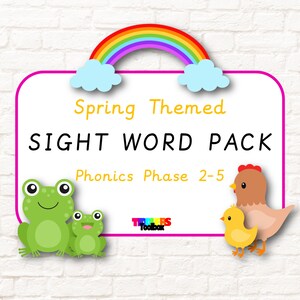 Preschool Phonics, Sightword Pack, Reading Activities, Homeschool ...