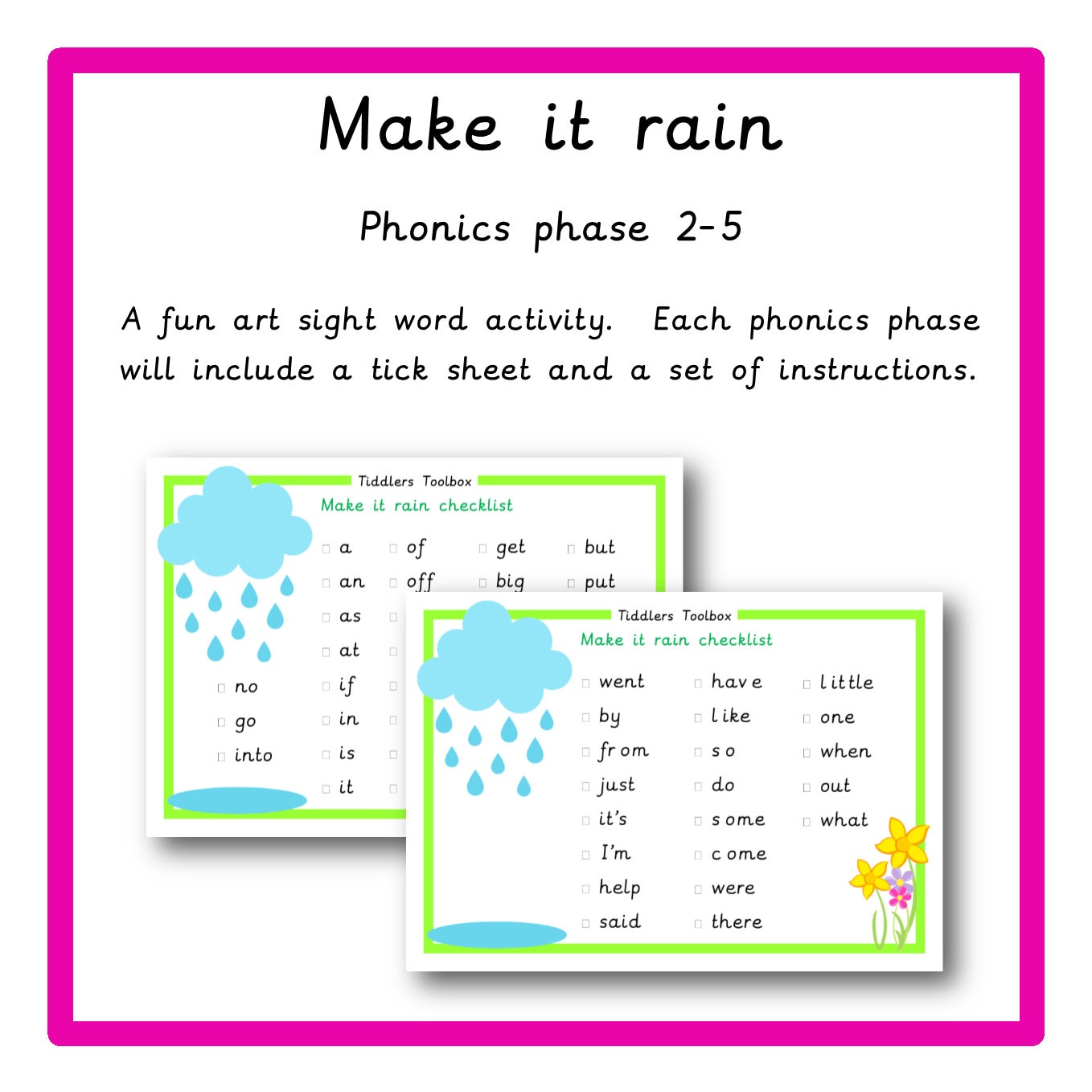 Preschool Phonics, Sightword Pack, Reading Activities, Homeschool ...