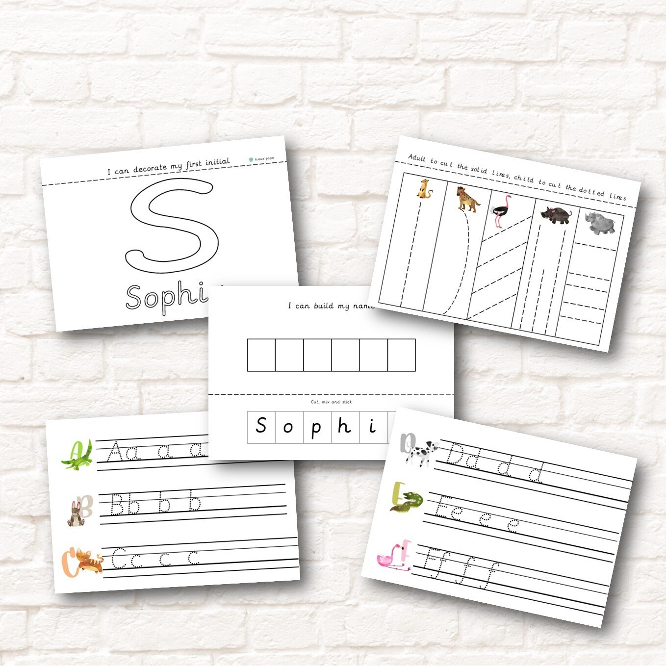 Name Tracing, Name Activities, Personalised Name Pack, Alphabet ...