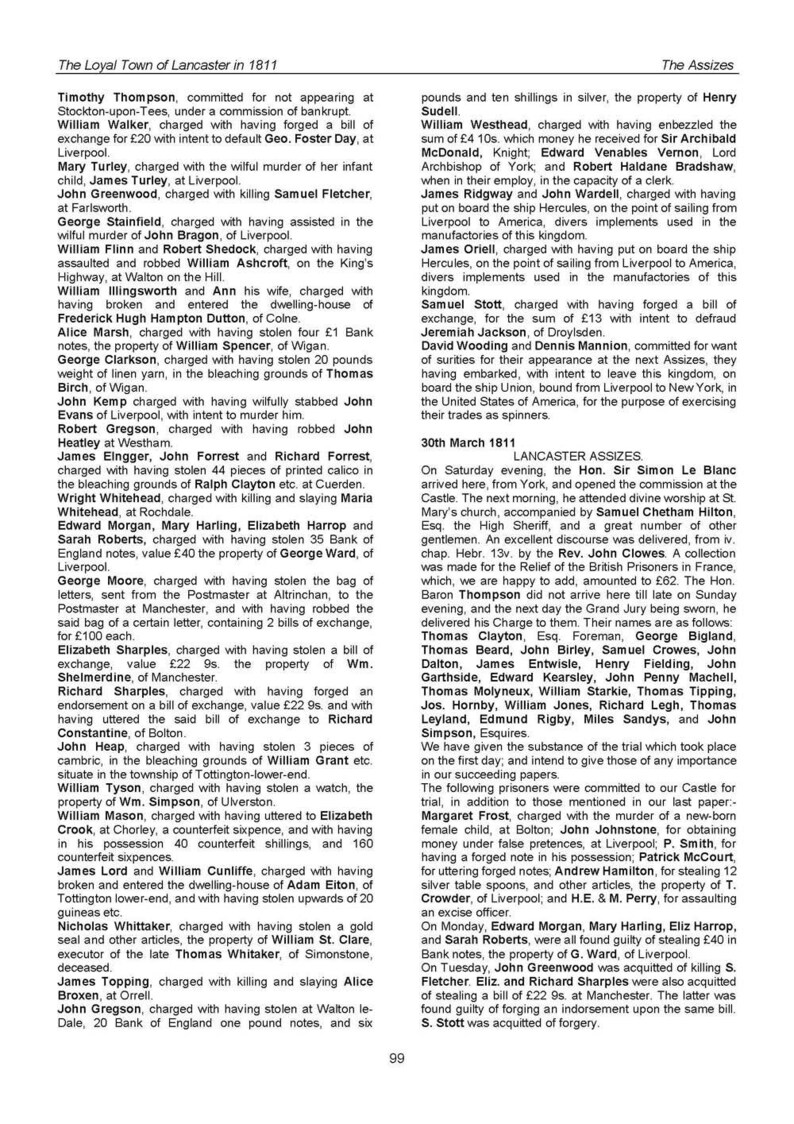 Lancaster, Lancashire, England, UK - Land Inclosures, Chancery Court ...