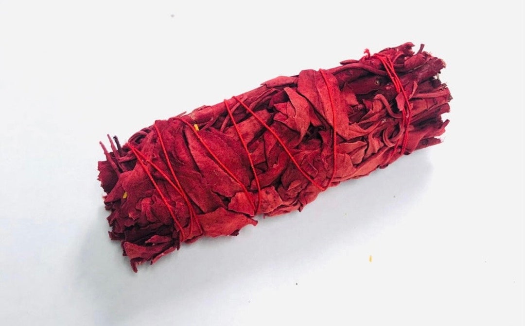Dragon's Blood White Sage Smudge 4" - Etsy