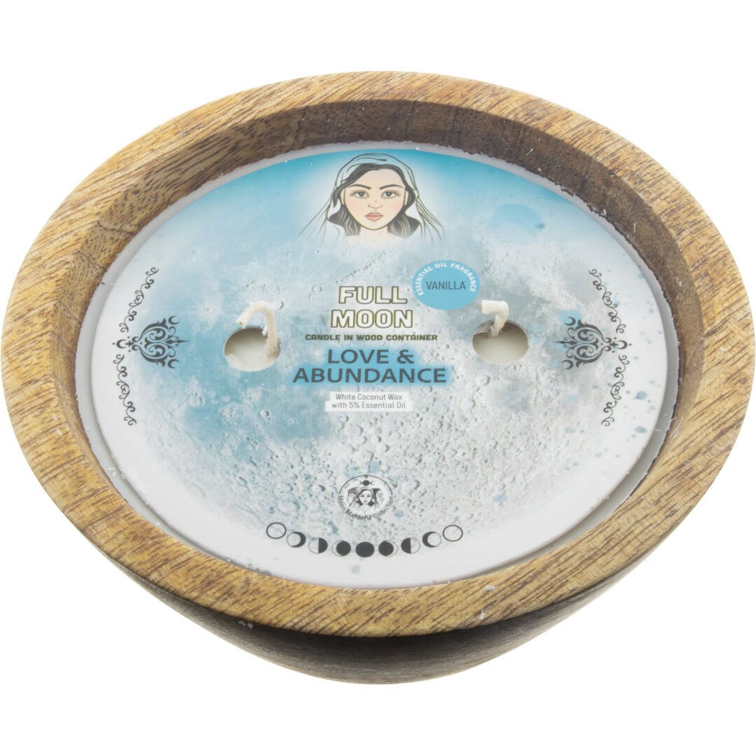 Moon Maidens Candle Collection - Full Moon - Vanilla - Lead-free Double ...