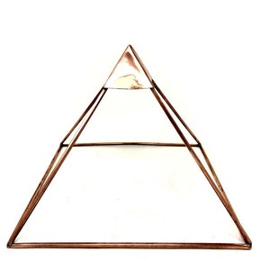 Copper Pyramid 9" for Energizing Crystals, Pendulums and for Meditation ...