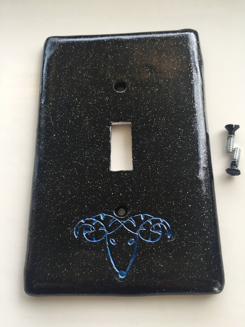 Aries the Ram Light Switch Plate Cover for Single Toggle - Etsy