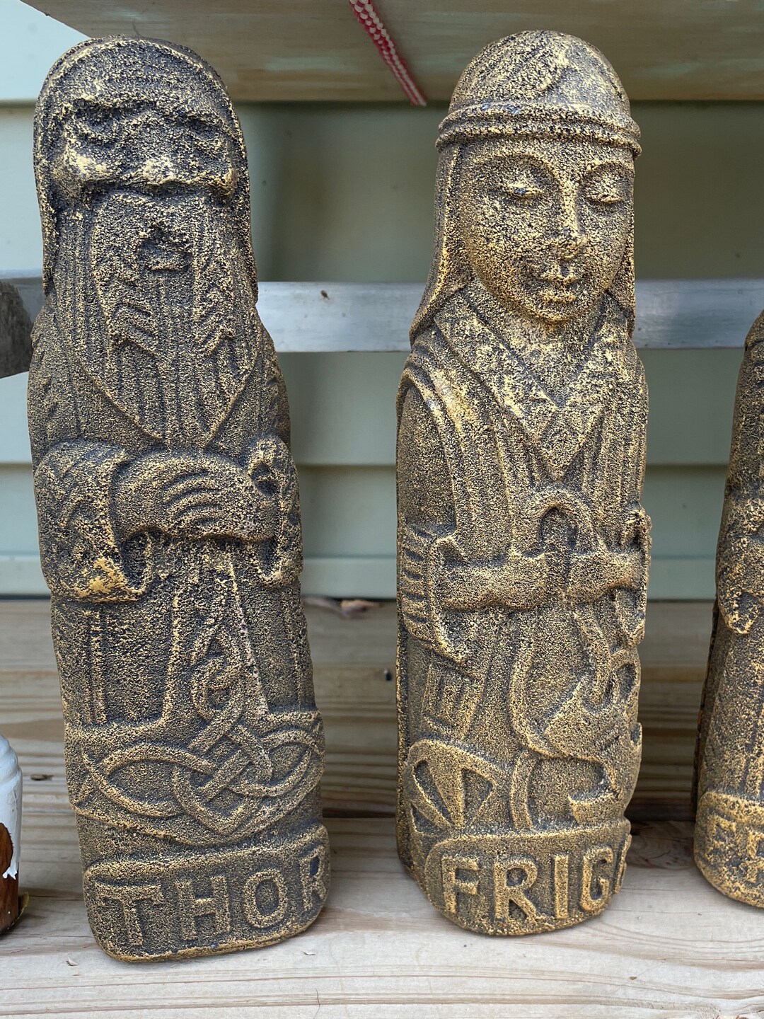 Volcanic Stone Statue Frigg Norse Goddess the Queen - Etsy