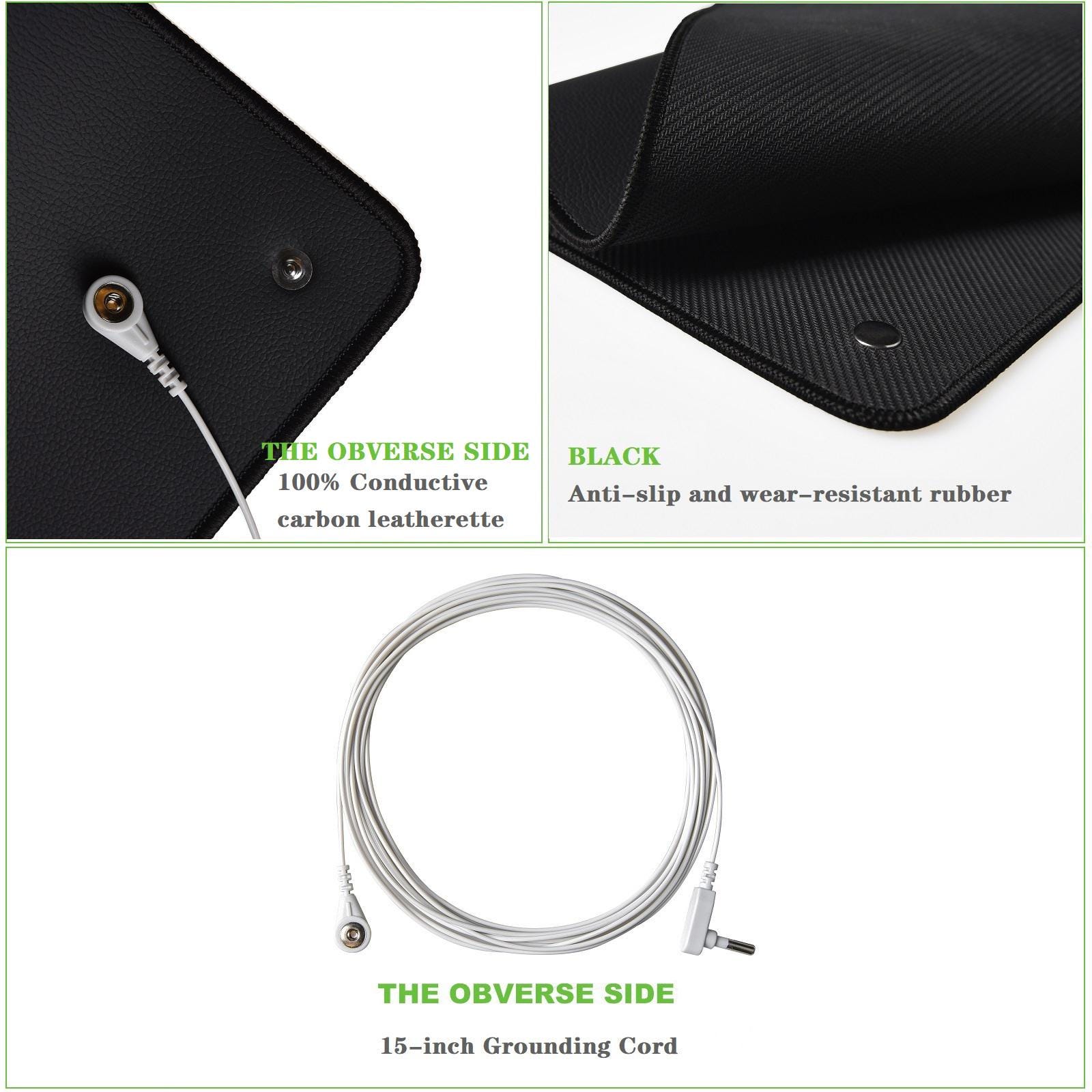 Grounding Desktop/ Keyboard Mat With Grounding Cord - Etsy
