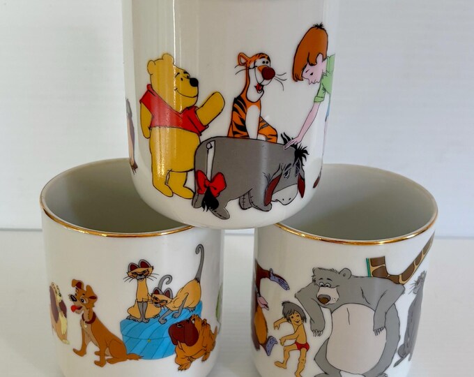 One Vintage Walt Disney Production Coffee/tea Mugs - Jungle Book/winnie ...