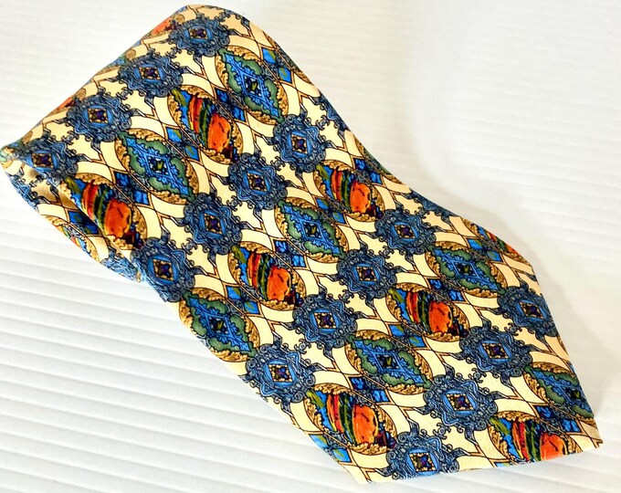 Vintage Silk Mens Neck Tie Cocktail Collection by Stonehenge ...