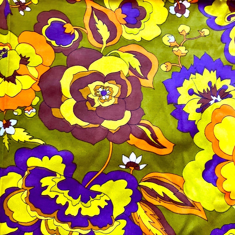 Vibrant Color Fabric - Etsy