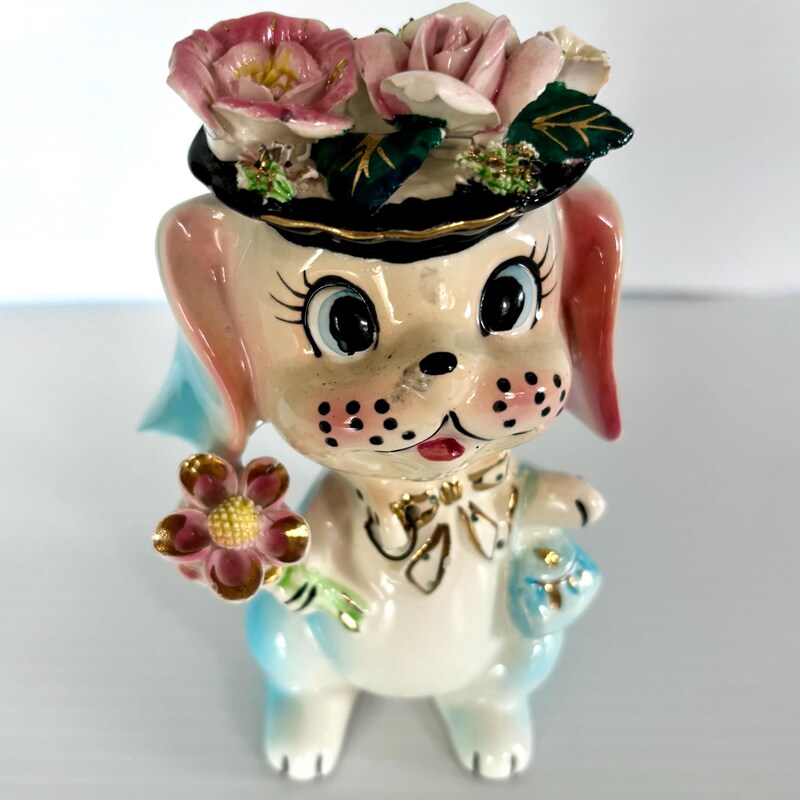 Kitsch Dog Figurine - Etsy