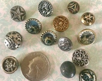 Estate Lot of Vintage Metal Buttons 2 Lbs Many Sets Vtg to Modern ...