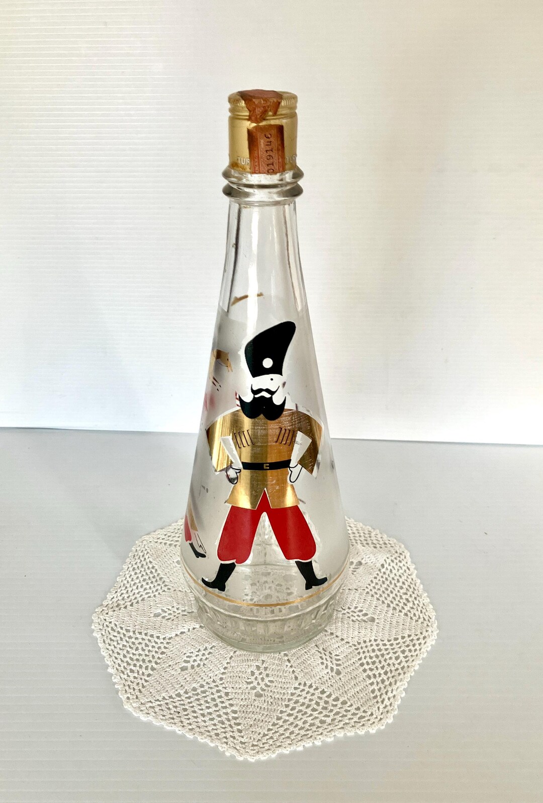 Vintage Mid Century Arrow Vodka Decanter/bottle - Depicting Russian ...