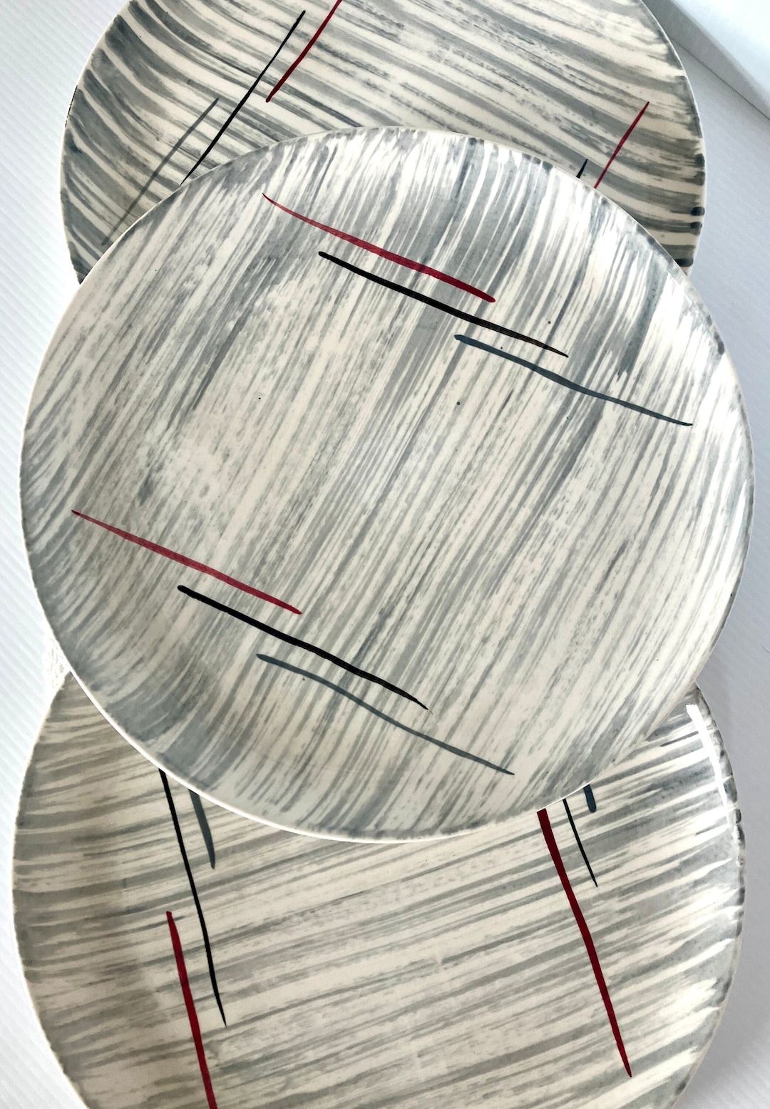 Mid-century (set X3) Prim Rose China Dinner Plates - National ...