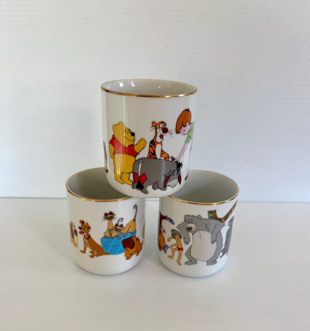 One Vintage Walt Disney Production Coffee/tea Mugs - Jungle Book/winnie ...