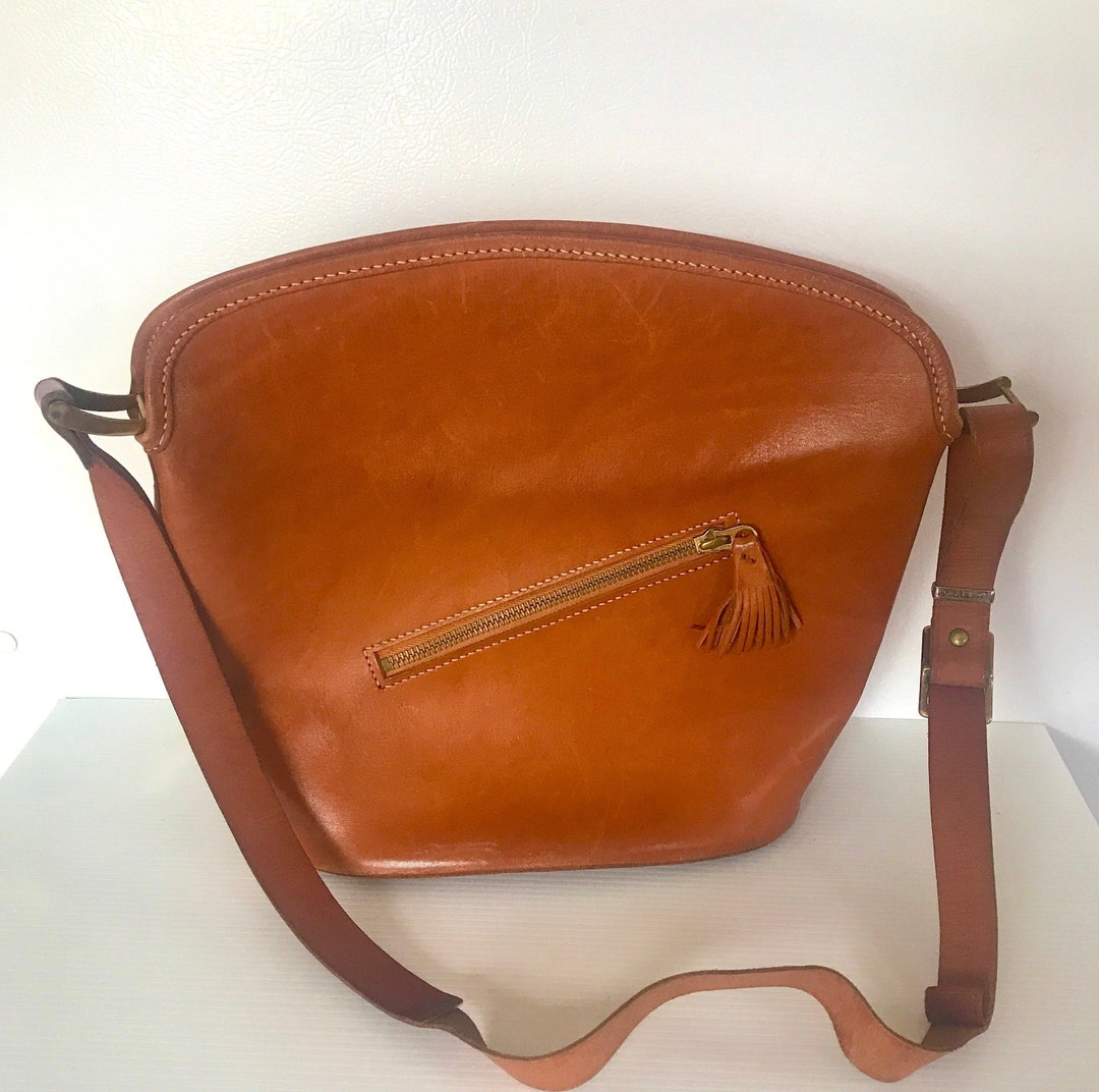 Vintage Mid-century Genuine Leather Brown Purse - Made in England ...