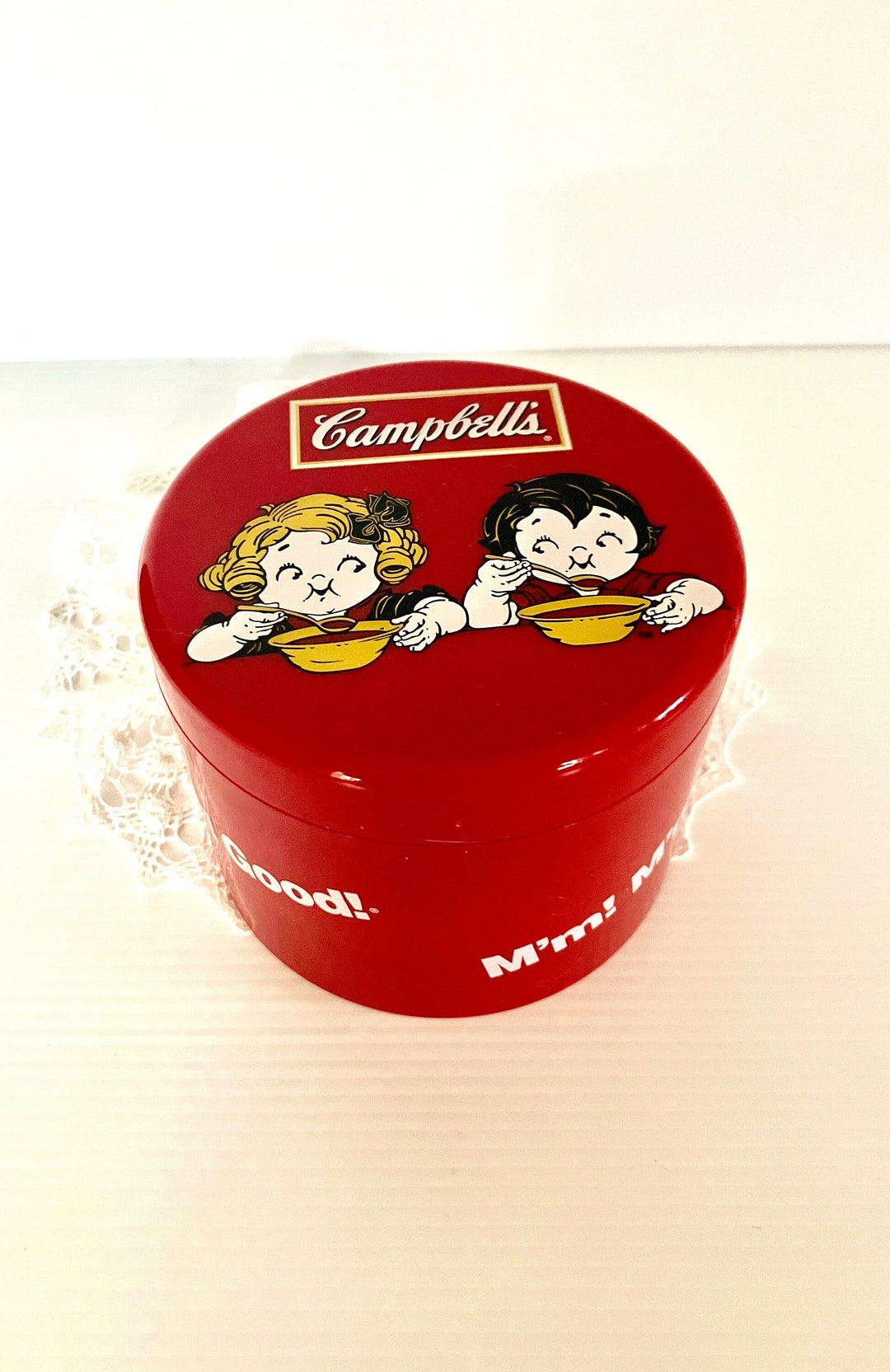 Vintage Campbell's Soup Kids Soup Container With Lid - M'm M'm Good ...