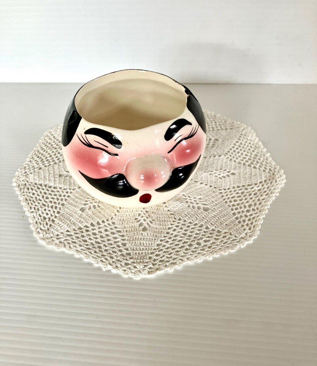 Vintage Deforest California Pottery May O'naise Jar Pixieware 1950's ...