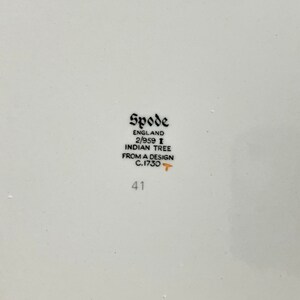 Vintage Spode Indian Tree Dinner Plate Orange/rust Gold Accents ...