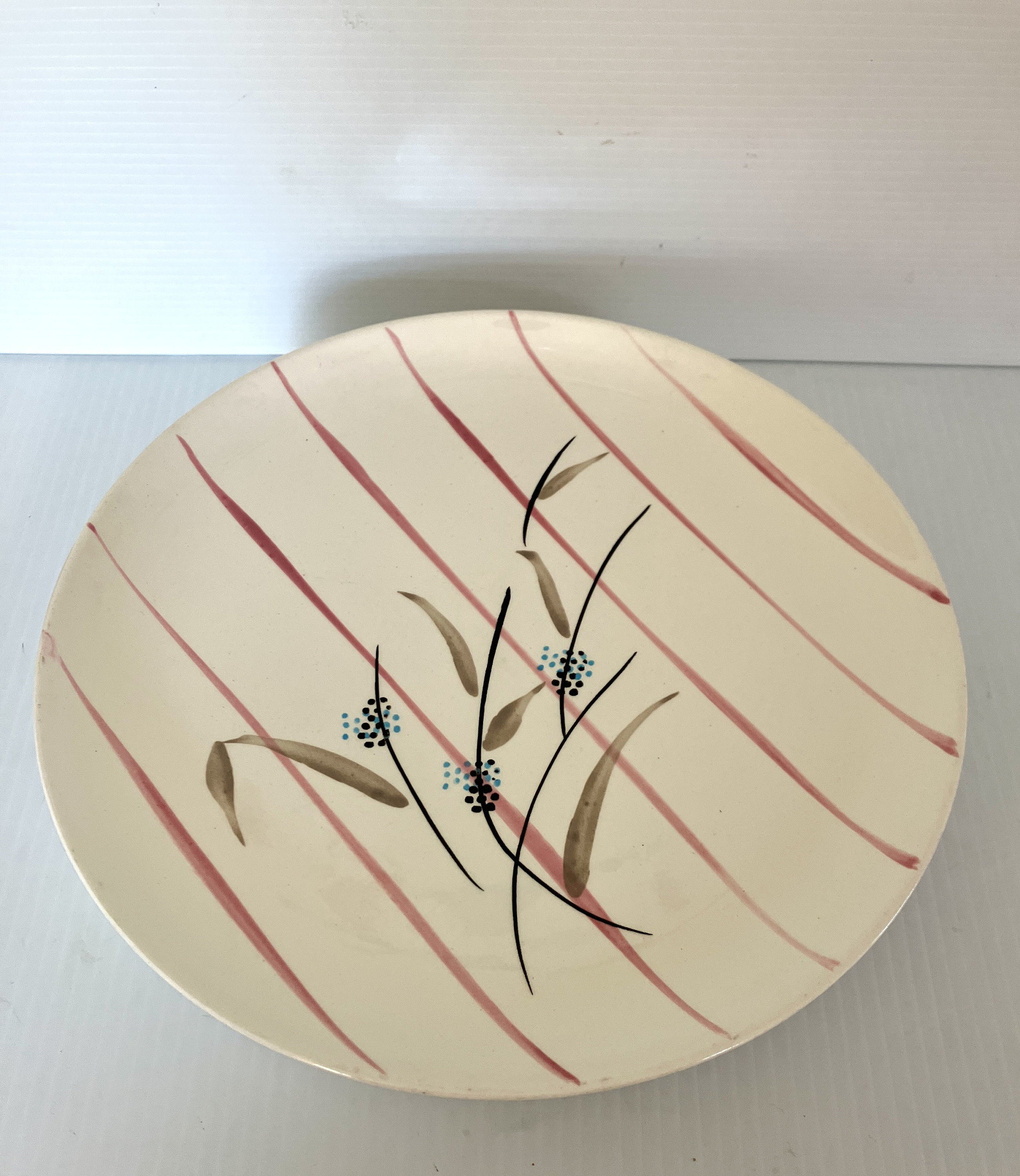 Vintage STETSON Dinnerware: Mid-century Hand-painted Plates and Bowls ...