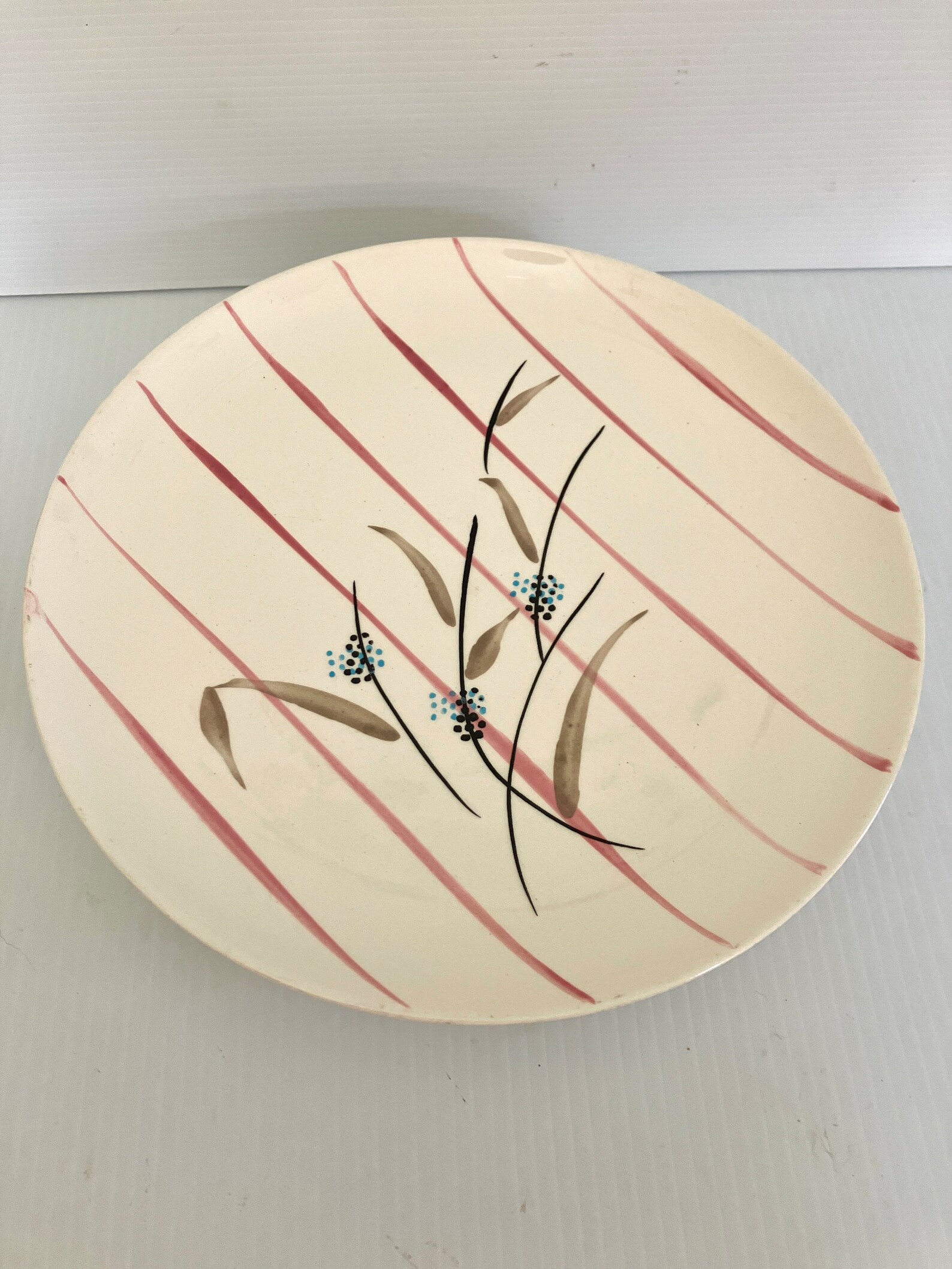 Vintage STETSON Dinnerware: Mid-century Hand-painted Plates and Bowls ...