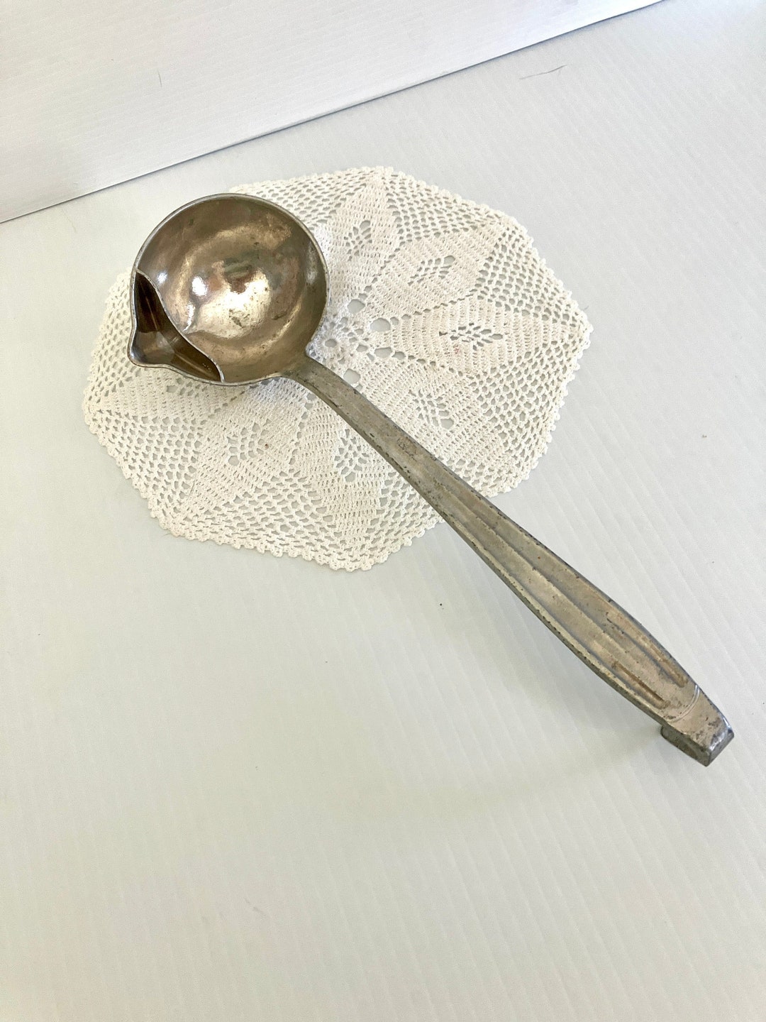 Vintage "westmark" Fat Off/separator/strainer Spoon - Silver Aluminum ...