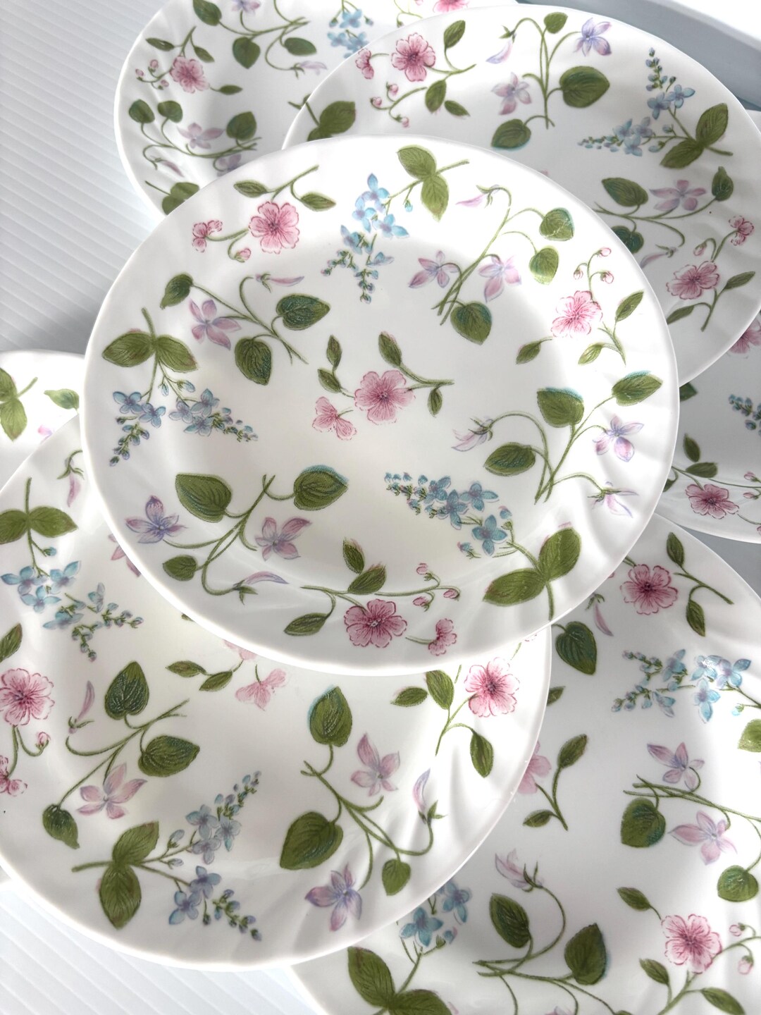 Vintage Corelle Delicate Array Plates Salad or Dinner You Choose - Etsy