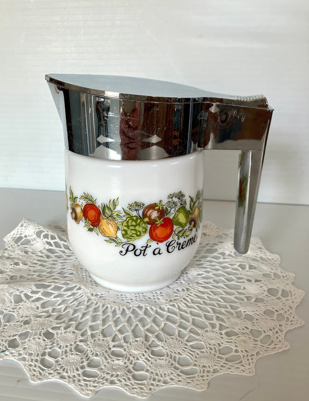Vintage Corning Ware Pyrex Creamer: Spice of Life Pattern - Etsy