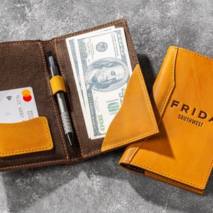 Custom Receipt Book, Receipt Holder, Bill Book, Leather Book Holder ...