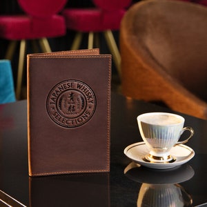 Personalized Leather Restaurant Menu Cover for 8.5 X 11 Sheets With ...